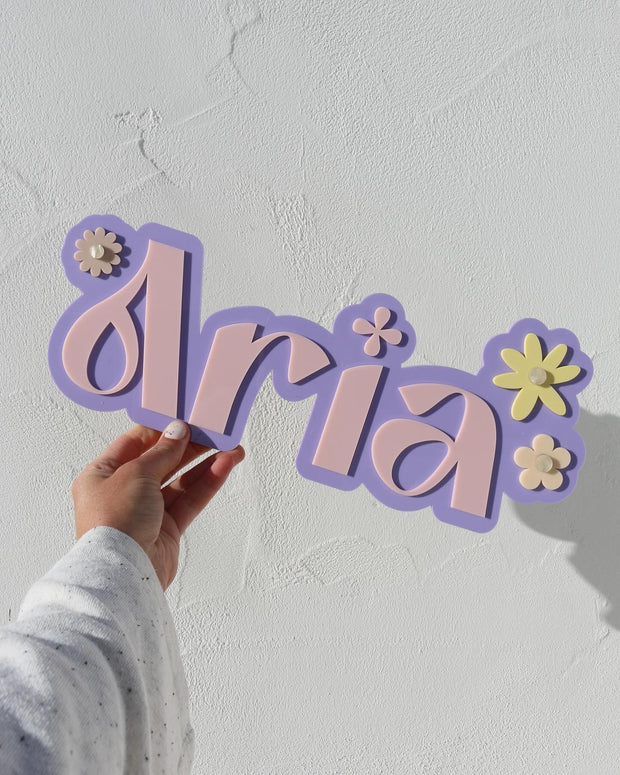 Custom Acrylic Name Plaque me – Parties Made Pretty